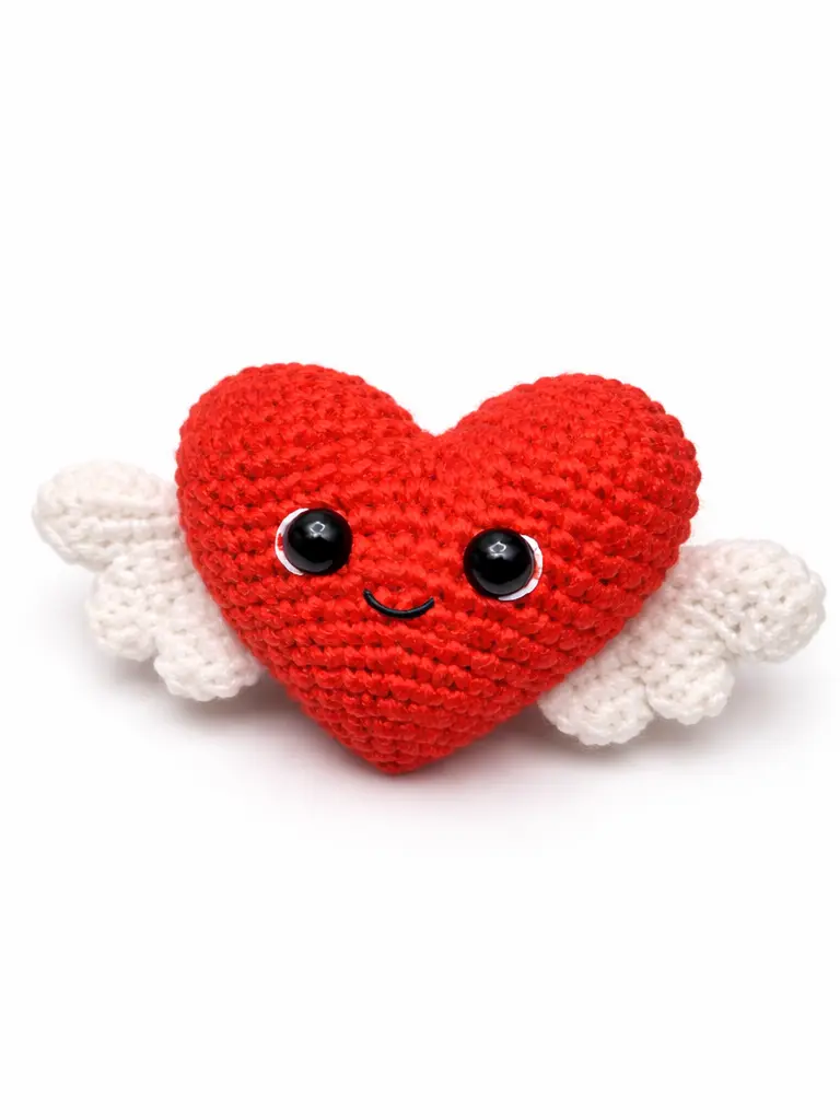 Crochet Heart Pattern Free: 2 Valentine Heart Plush Ideas (Angel + Devil)